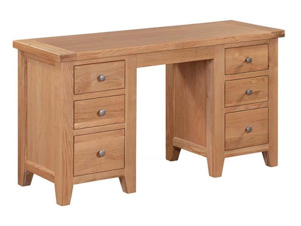 A New Progressive Oak desk is the ideal home workspace
