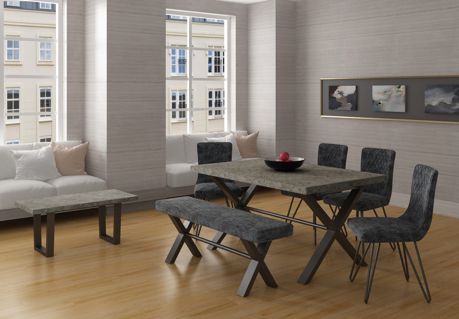 Magnus Stone Dining Furniture range from Progressive Furnishings