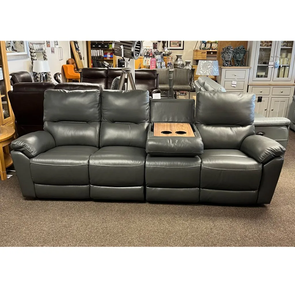NEW – Wilson Graphite Grey Leather Sofas