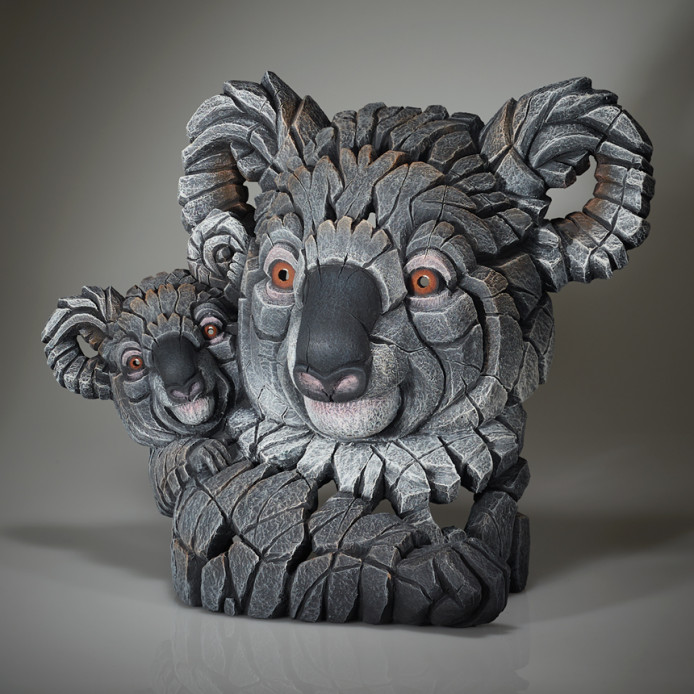 New - Edge Sculpture Koala & Joey Bust