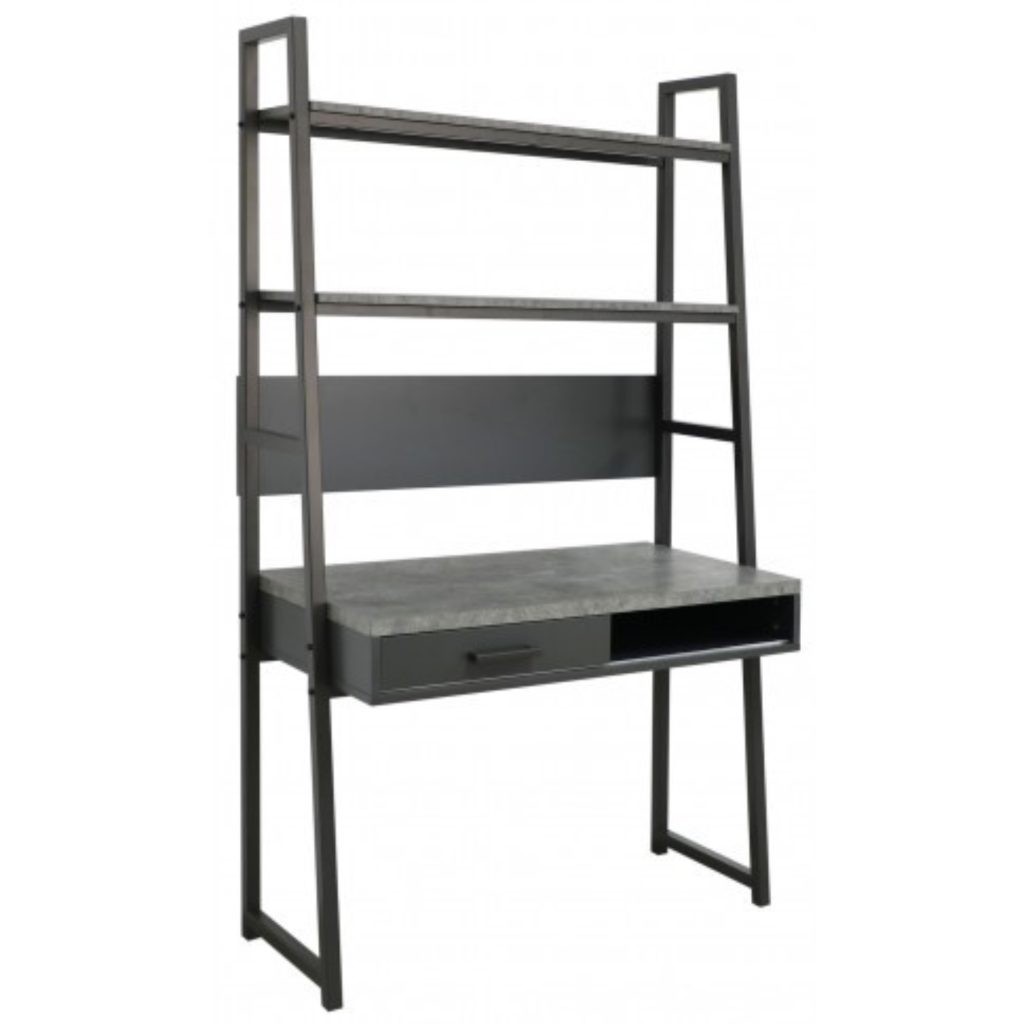 Magnus Wall Desk - Stone - Progressive Furnishings
