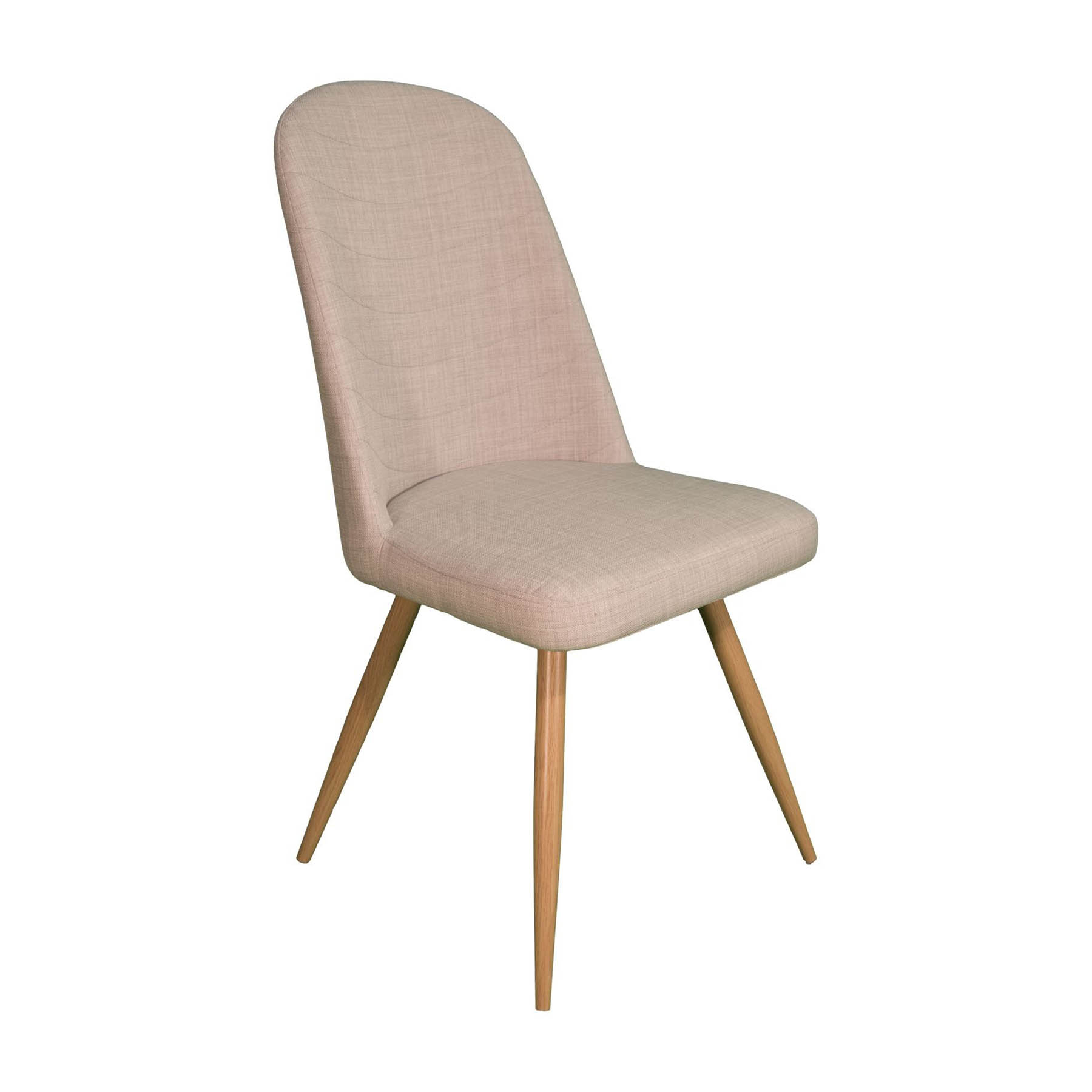 Oslo Wave Dining Chair - Ivory - Progressive Furnishings